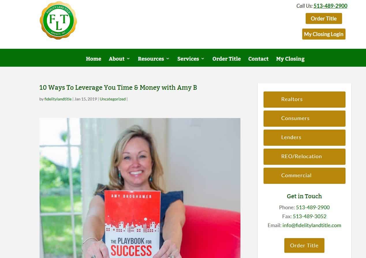 10 Ways To Leverage You Time & Money with Amy B